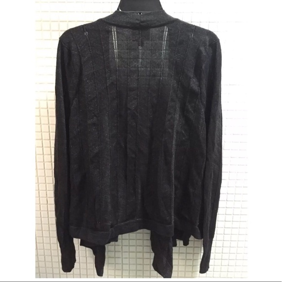 ECI | Sweaters | Eci New York Knit Metallic Open Cardigan Jacket Xl ...